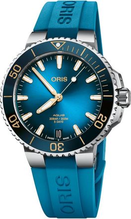 Oris Aquis Date Calibre 400 41,5mm Blau Herrenuhr 01 400 7769 4125-07 4 22 75FC