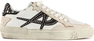 Ash Ash, Femme, Chaussures, Blanc, Taille: 36 EU Moonlight Studs Baskets Blanches Vintage &Eacute;toile