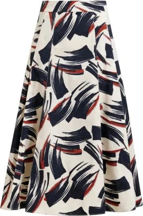 Essentiel Femme, Jupes, Multicolore, Taille: 38 FR Jaelyn Midi Skirt