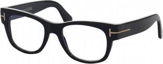 Tom Ford FT5040-B Lunettes de Soleil, Shiny Black, 52 Unisex