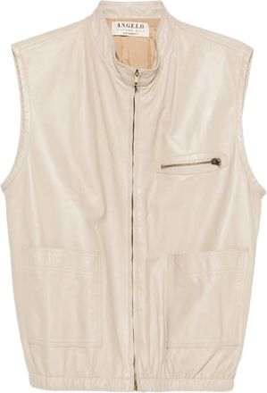 A.N.G.E.L.O. Vintage Cult gilet à fermeture zippée (années 1980) - Tons neutres