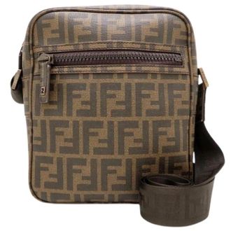 Fendi Pre-owned Zucchino Shoulder Bag - - Pre-owned - Herren - Braun - ONE SIZE
