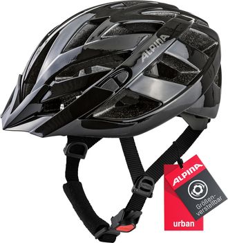 Alpina PANOMA Classic - Leichter, Optimal Belüfteter Touren Fahrradhelm Mit Optionalen LED-Licht Für Erwachsene, Black, S (52-57 cm)