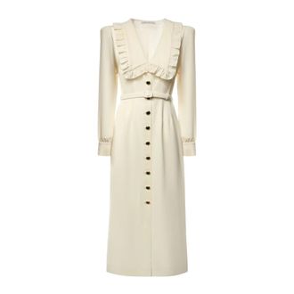 Alessandra Rich Midi Robes - Femme - Robes - Blanc - Taille: 38 FR