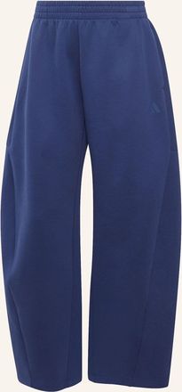 adidas Soft Lux Winter Strickhose, Barrel-Bein blau