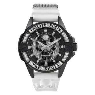 Philipp Plein Philipp Plein Herrenuhr The $kull Carbon Fiber - - Accessories - Herren - Wei&szlig; - ONE SIZE