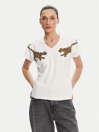 Lola Casademunt T-Shirt MS2515018 Wei&szlig; Relaxed Fit