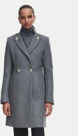 Rinascimento Rinascimento Wollmantel CFC0131081003 Grau Regular Fit