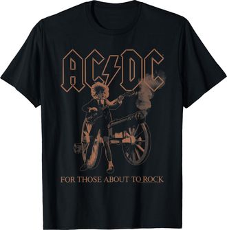 AC/DC For Those About To Rock Angus Foto von Michael Putland T-Shirt
