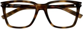 Saint Laurent Eyewear lunettes de vue à monture carrée - Marron