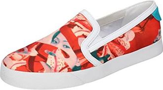 Geox Mocassins en toile pour femme Rouge, Rouge, 6