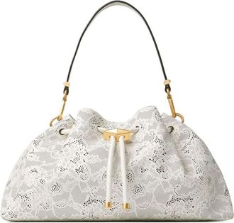Jimmy Choo London Femme, Sacs, Beige, Taille: ONE Size Bon Bon Bucket Bag