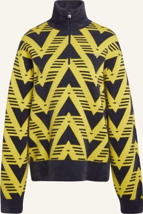 adidas Originals Adidas Originals Strickpullover Mit Reissverschluss Bis Zur Brust gelb