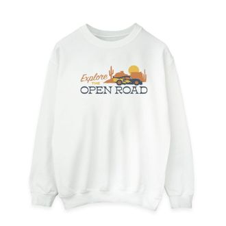 Disney Cars Explore The Open Road Sweatshirt f&uuml;r Herren (Wei&szlig;)