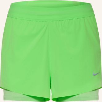 Nike 2-In-1-Laufshorts Dri-Fit Swift gruen