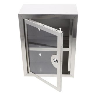 Happyyami Wandmontierter Aufbewahrungskasten Werkzeugkasten Aus Metall Abschlie&szlig;barer Werkzeugkasten Mit Schloss F&uuml;r Zuhause Abschlie&szlig;barer Wandbriefkasten Aufb