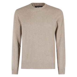 Gran Sasso Round-Neck Strickwaren - - Knitwear - Herren - Braun - M