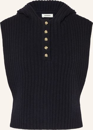Sandro Sandro Strickweste blau