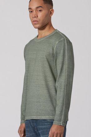 Hempage Hempage Herren vegan Langarmshirt Herren Thymian Gr&uuml;n