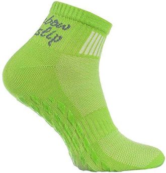 Rainbow Socks Femme Homme Chaussettes Antidérapantes de Sport en Coton - 1 Paire - Verde - Taille 39-41