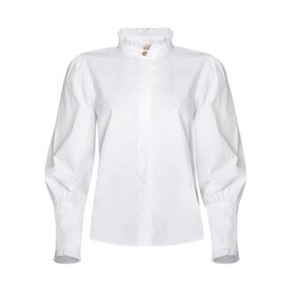 Busnel Femme, Blouses et Chemises, Blanc, Taille: 44 FR Blouse Maira
