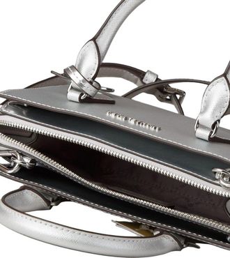 Michael Kors Satchel Silhouette Shoulder Bag - Silver