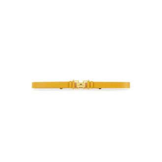Elisabetta Franchi G&uuml;rtel mit Logo-Plakette - - Accessories - Damen - Gelb - L