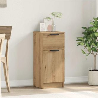 vidaXL Buffet ch&ecirc;ne artisanal 30x30x70 cm bois ding&eacute;nierie Vidaxl