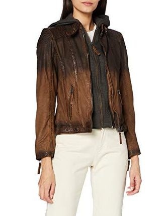 Gipsy GGCascha LAMOV Femme Veste en cuir marron XL 100% Cuir