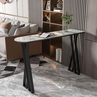 Generic Industrieller Bartisch, K&uuml;chentisch mit robusten Metallbeinen und leicht zu reinigender Tischplatte f&uuml;r Kneipen, Restaurants, Wohnungen und kleine R&auml;u