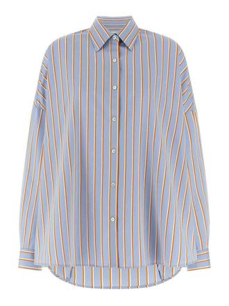 Dries Van Noten Chemise - Bleu Clair
