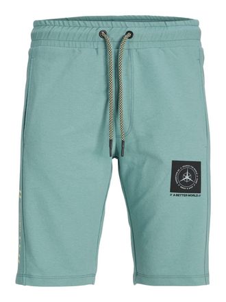 Jack & Jones PLUS Mens JPSTFILO Sweat Shorts FB PLS Sweatshorts, Trellis, 44