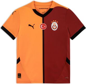 Puma Galatasaray Istanbul Trikot Home 2024/2025 Kids rotorange, 116 Kinder