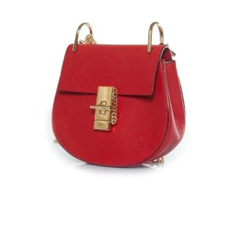 Chlo&eacute; Pre-owned Leder Schultertasche - - Pre-owned - Damen - Rot - ONE SIZE