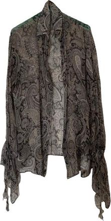 Etro Paisley Silk Blouse Size M