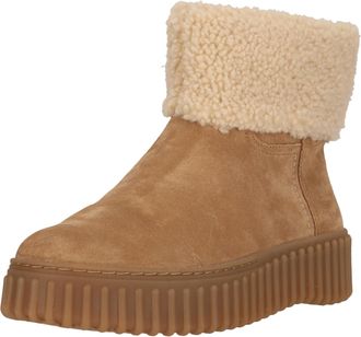 Clarks Boots Torhill Turn Light Tan WLined