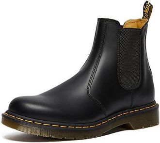 Dr. Martens 2976 Smoothplain Welt, Sneakers Hautes Mixte Adulte, Noir (Nero), 41 EU