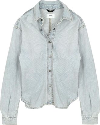 Haikure Femme, Blouses et Chemises, Bleu, Taille: 40 FR Nany Denim Shirt