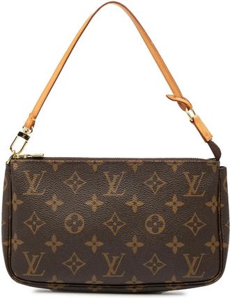 Louis Vuitton Hobo Bags - Monogram Pochette Accessoires - Gr. unisize - in Braun - f&uuml;r Damen