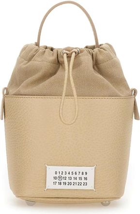 Maison Margiela 5AC Bucket Small - Femme - Sacs - Beige - Taille: ONE Size