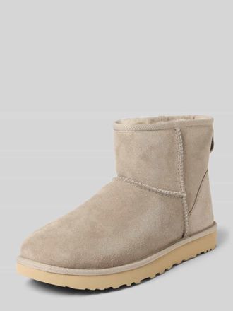 UGG Lederstiefel mit Label-Badge Modell CLASSIC MINI