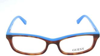 Guess Femme, Accessoires, Brun, Taille: ONE Size Rectangular Eyeglasses Frame