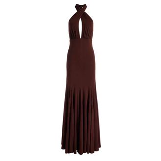 Alice & Olivia Evelina Kleid - - Dresses - Damen - Braun - XS