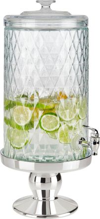 Novel Getr&auml;nkespender Paris, Klar, Silber, Kunststoff, Glas, 7,6 L, Lfgb, Zapfhahn, f&uuml;r Kaltgetr&auml;nke, Essen & Trinken, Barausstattung