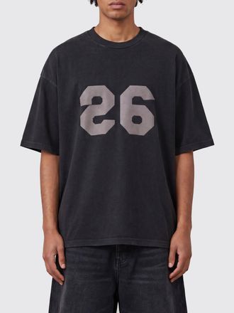 Fear of God T-shirt en coton &agrave; coupe d&eacute;contract&eacute;e avec slogan et logo contrastant imprim&eacute;s