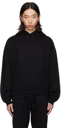 Reigning Champ Pull à capuche décontracté noir en jersey dépaisseur moyenne