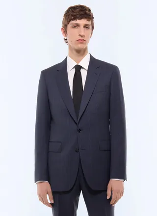 Fursac Veste de costume Prince de Galles - Taille 44 - Homme
