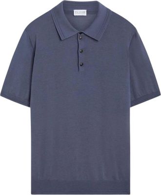 Pal Zileri Homme, Tops, Bleu, Taille: XL Polo en Maille