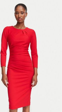 Rinascimento Rinascimento Coctailkleid CFC0131064003 Rot Slim Fit