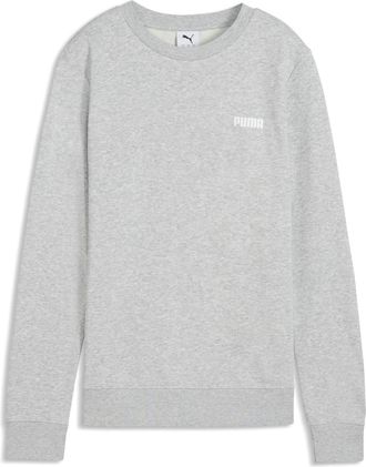 Puma Sweat &agrave; col rond et petit logo Essentials Femme, V&ecirc;tements, Gris, XL